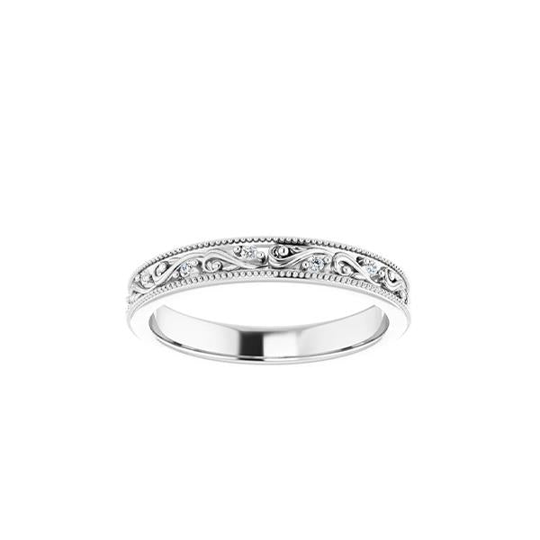 Diamond Anniversary Floral Eternity Band .10ct (37007)